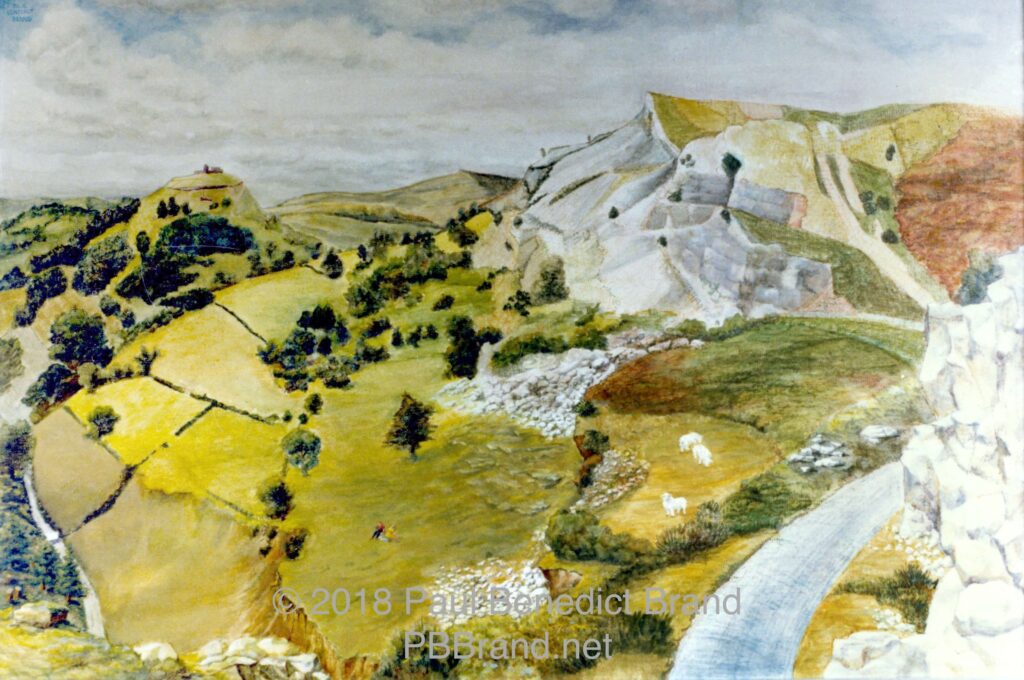 0046 Landscape Llangollen/Trevor Rock - Paul Benedict Brand
